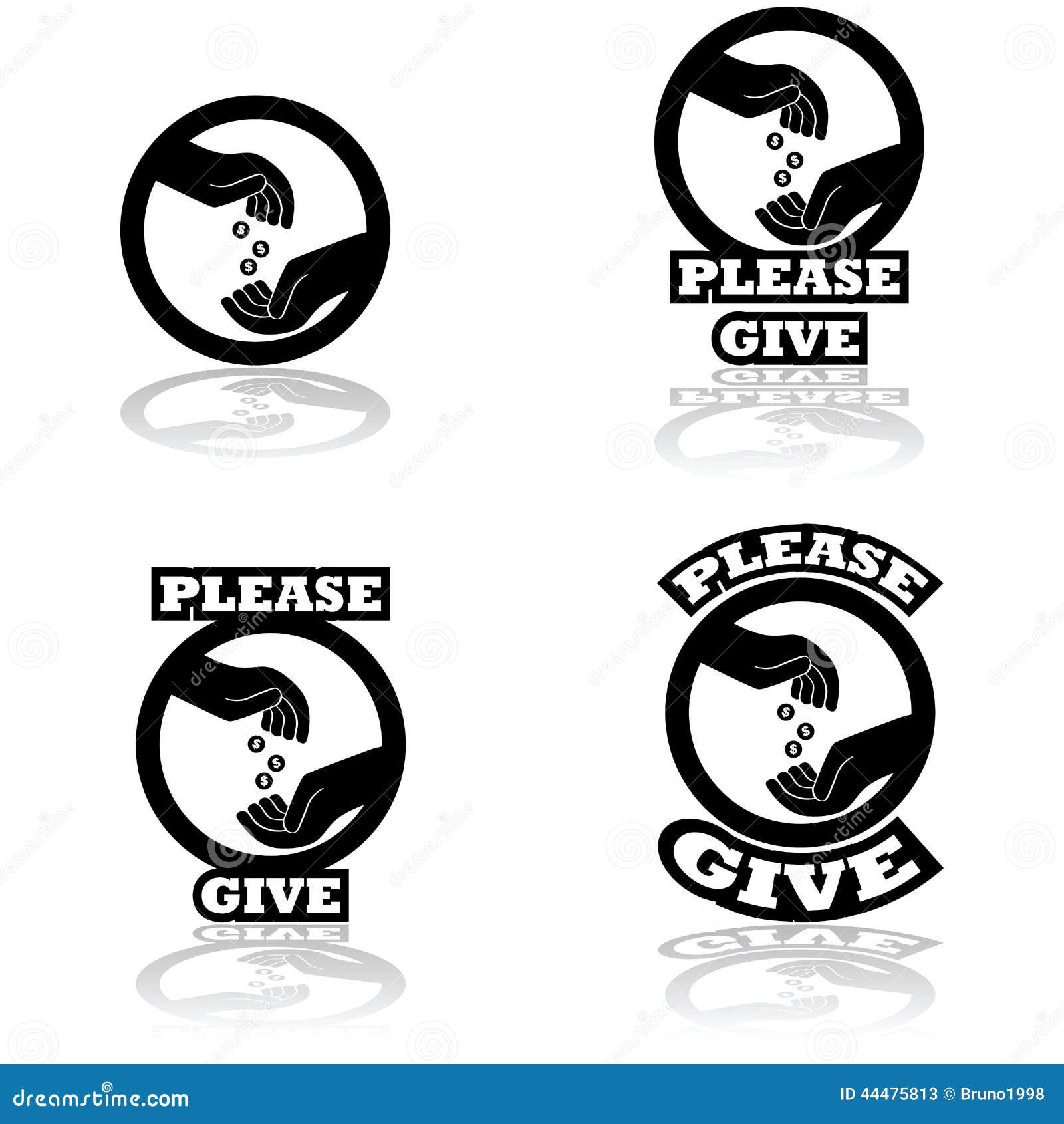 Please give stock vector. Illustration of cash, poor - 44475813