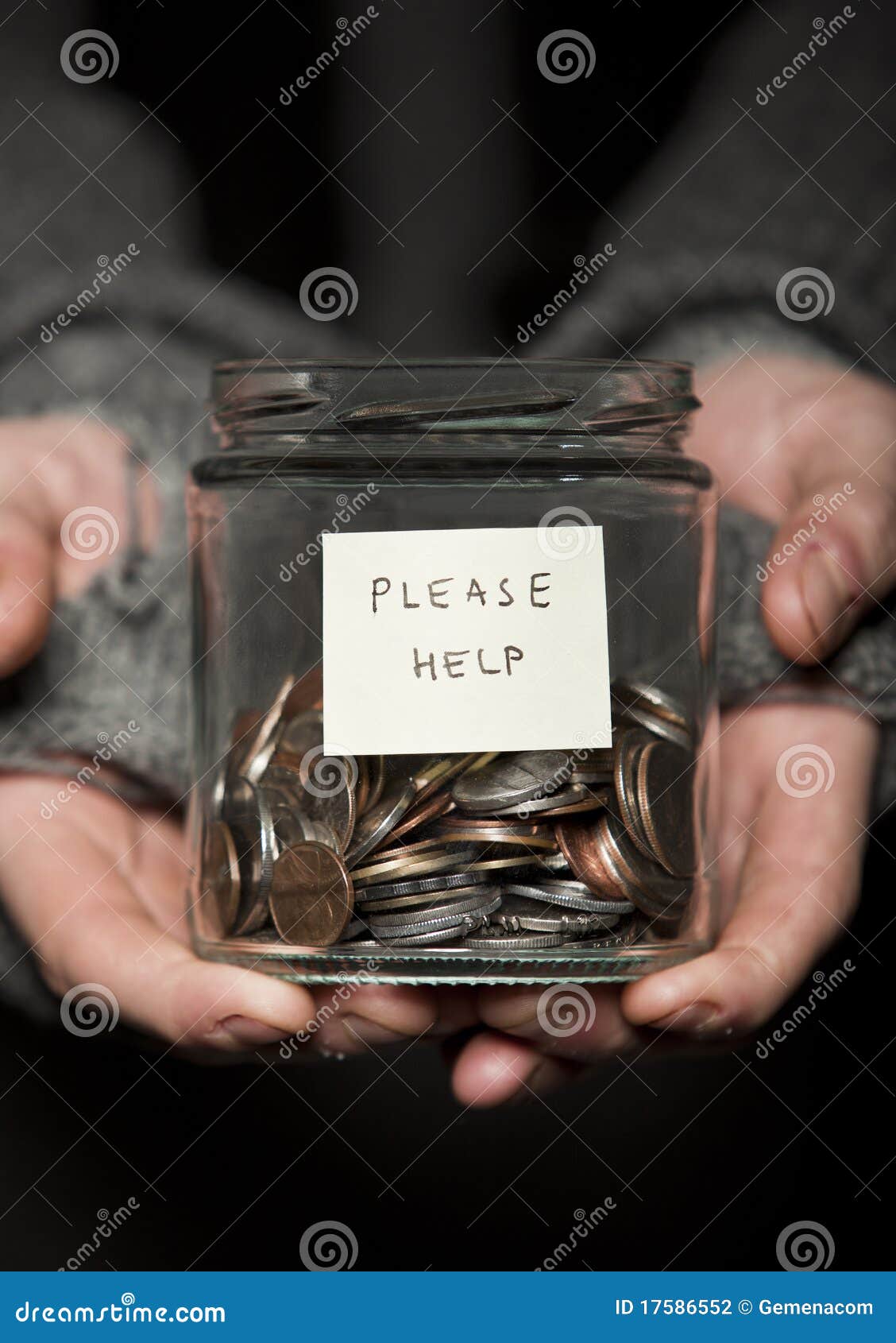 Please Help stock photo. Image of donation, money, charity - 17586552