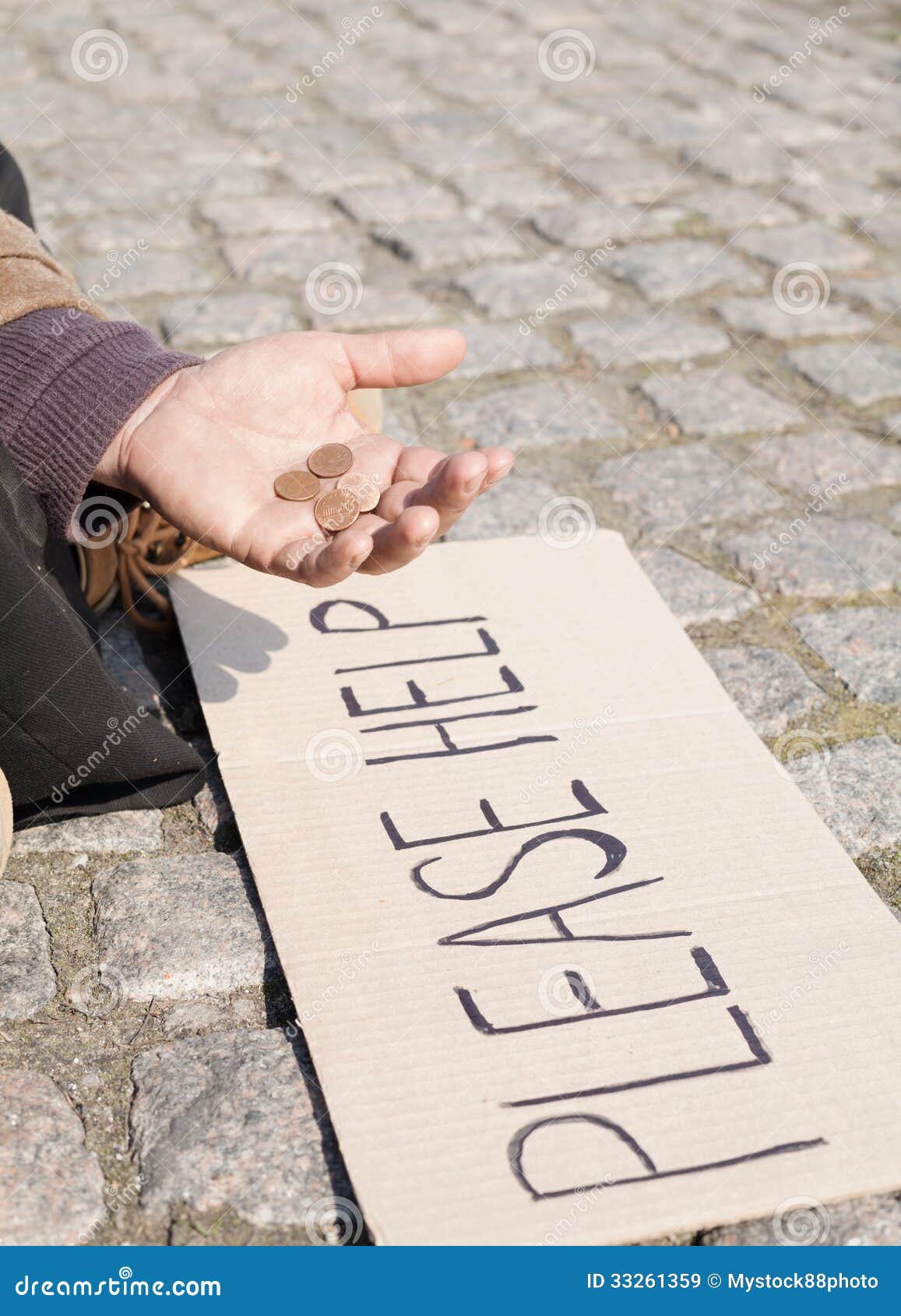Please help. stock image. Image of view, caucasian, homelessness - 33261359