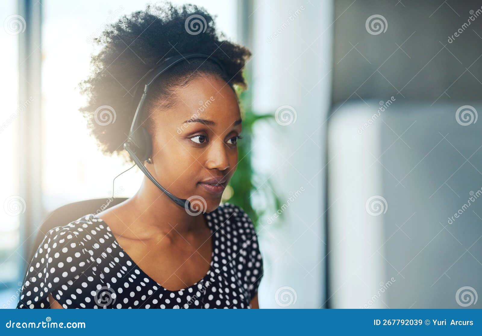 Please Hold while I Transfer Your Call. a Support Agent Working in a ...