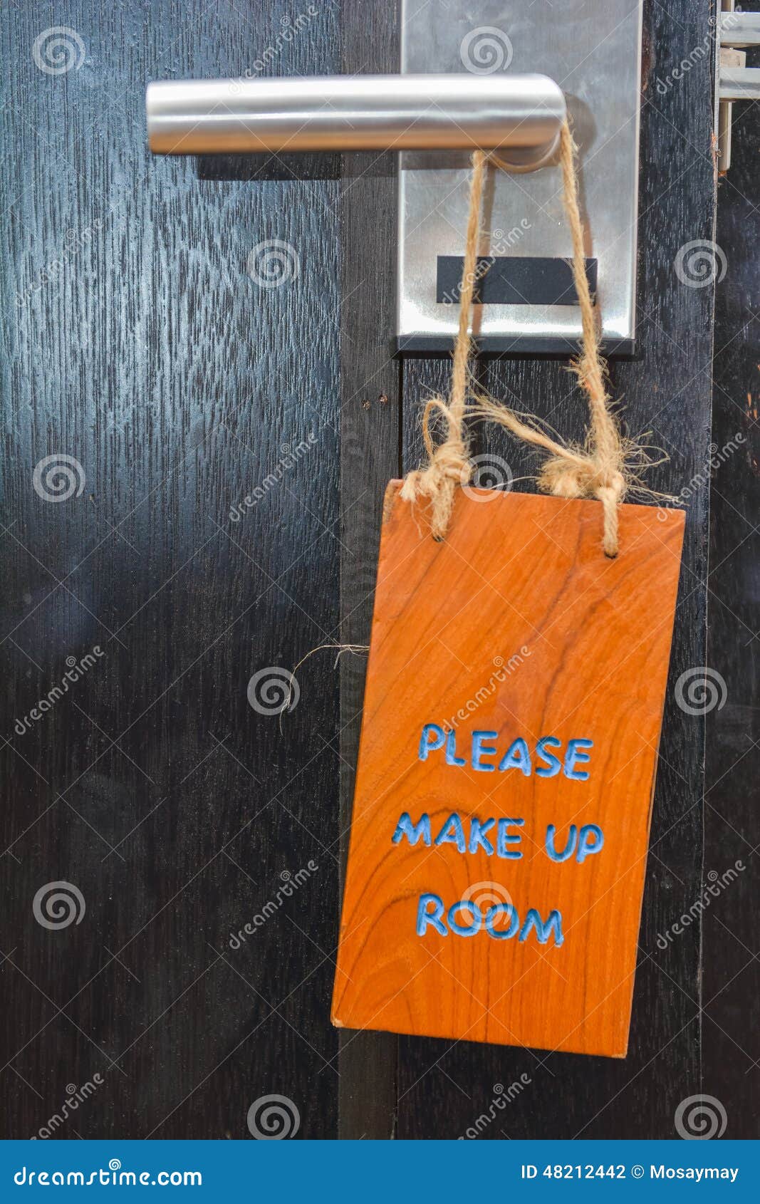 Please Make Up Room Sign on Wood Stock Photo - Image of please ...