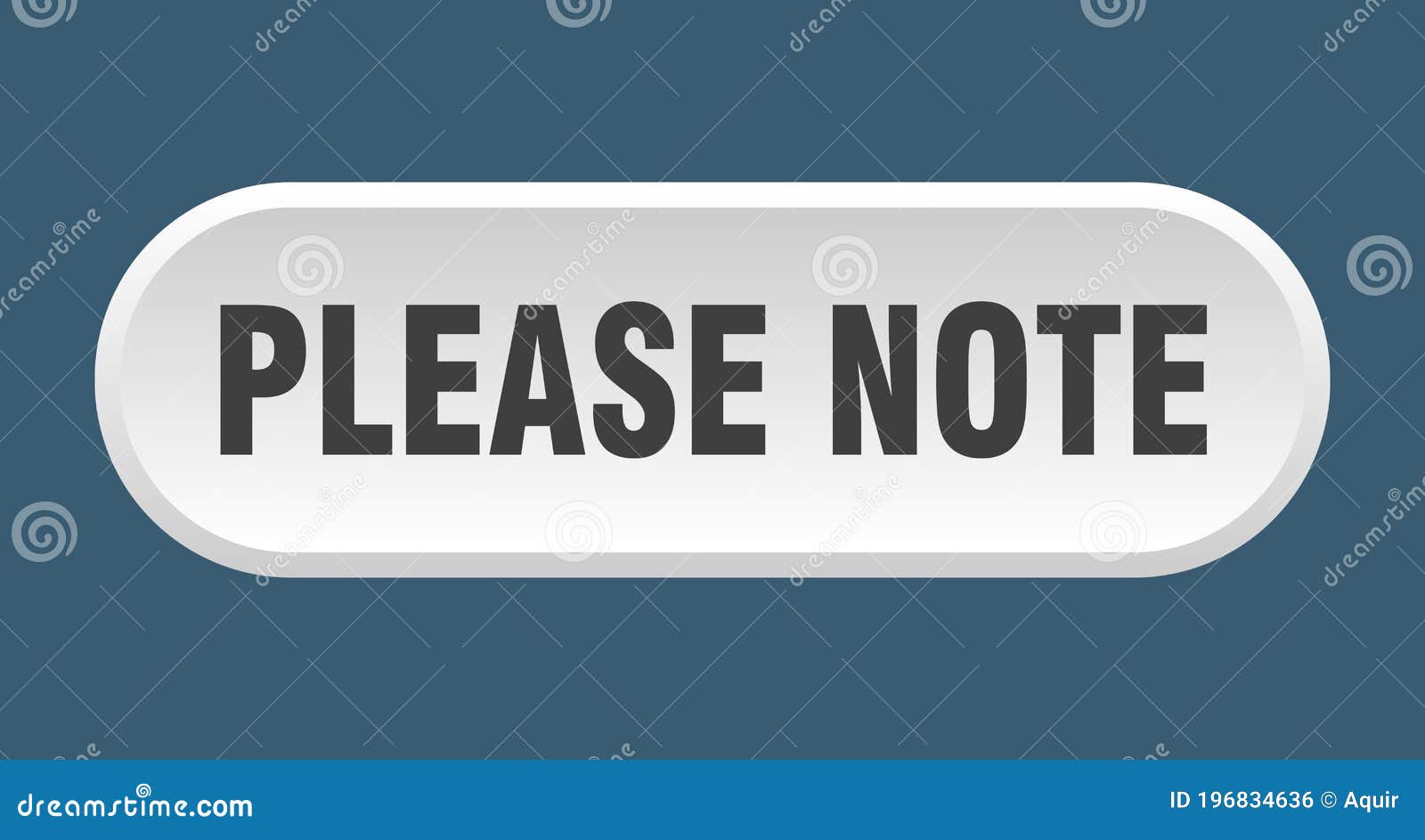 Please note button stock vector. Illustration of please - 196834636