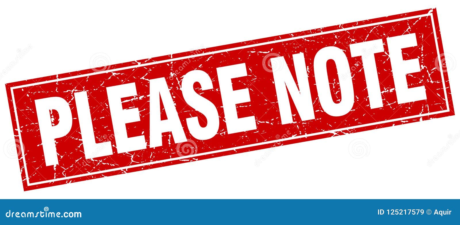 Please note stamp stock vector. Illustration of insignia - 125217579