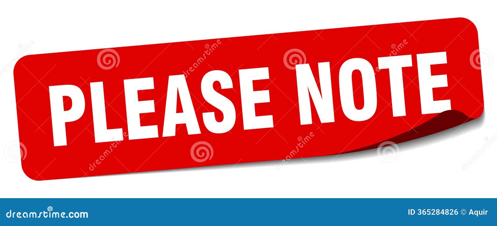 Please Note Vector Illustration | CartoonDealer.com #124314852