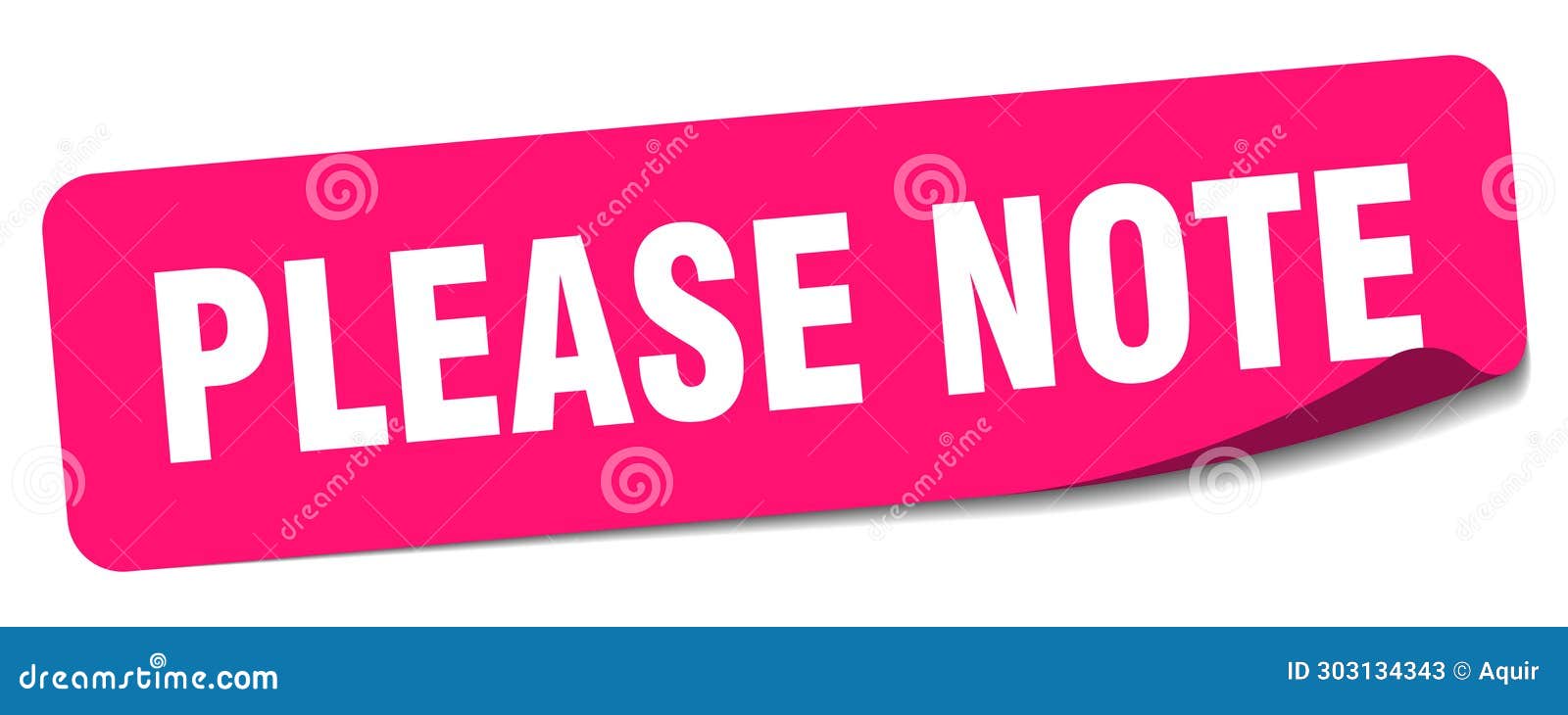 Please Note Vector Illustration | CartoonDealer.com #124314852