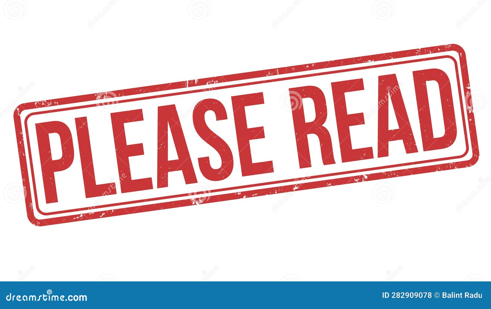 Please Read Grunge Rubber Stamp Stock Vector - Illustration of banner ...