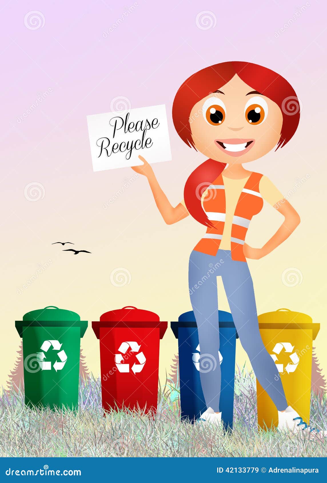 Please recycle stock illustration. Illustration of sachet - 42133779