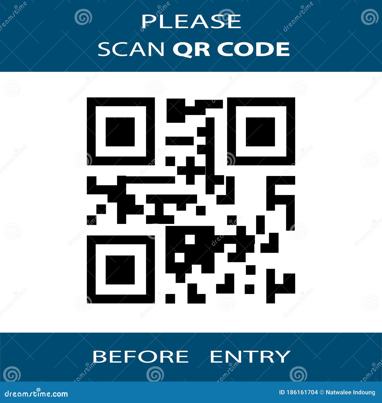 Please Scan QR Code before Entry the Store or the Mall. Stock Vector ... Please Scan QR Code before Entry the Store or the Mall. Stock Vector ...
