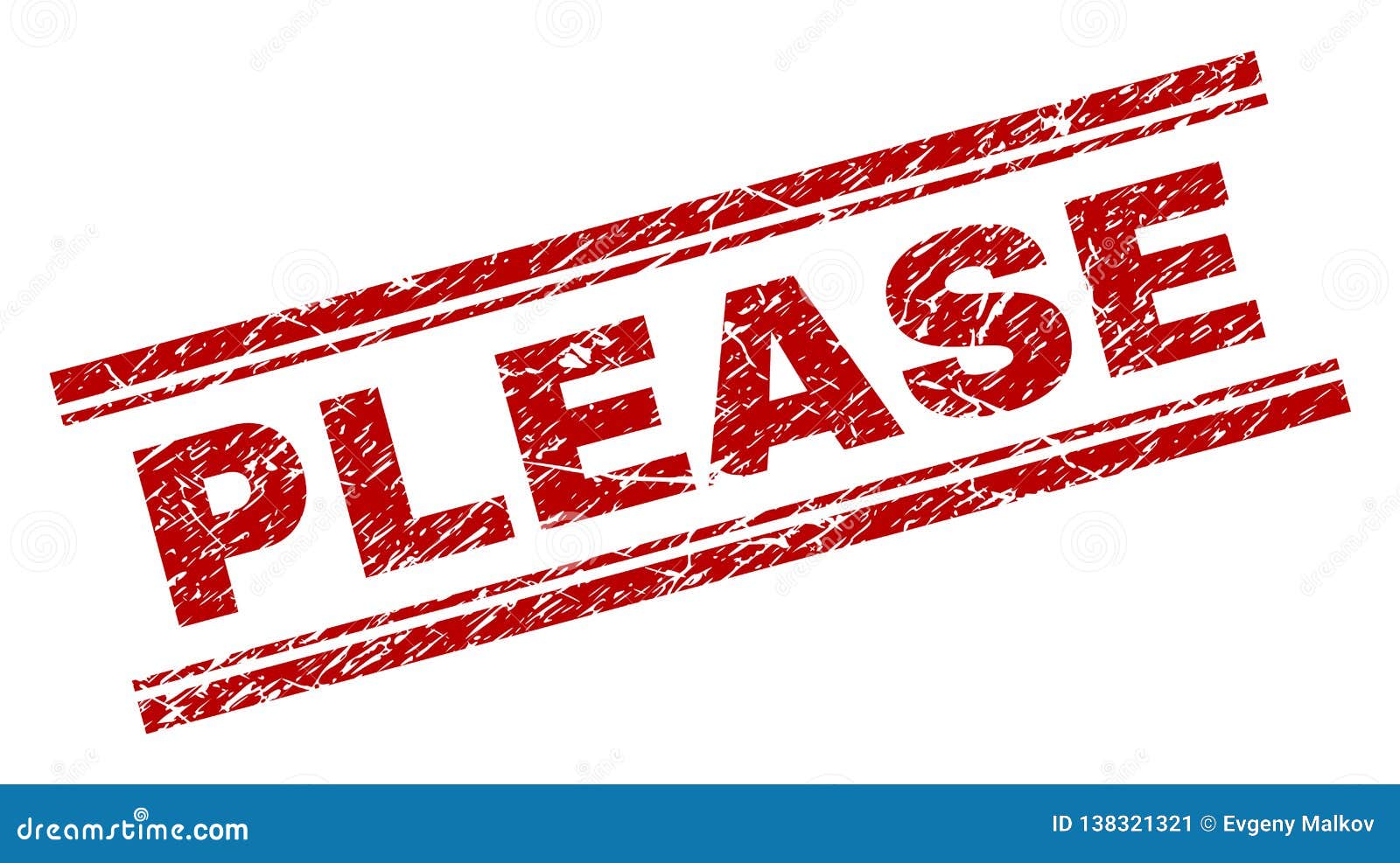 Grunge Textured PLEASE Stamp Seal Stock Vector - Illustration of mark ...