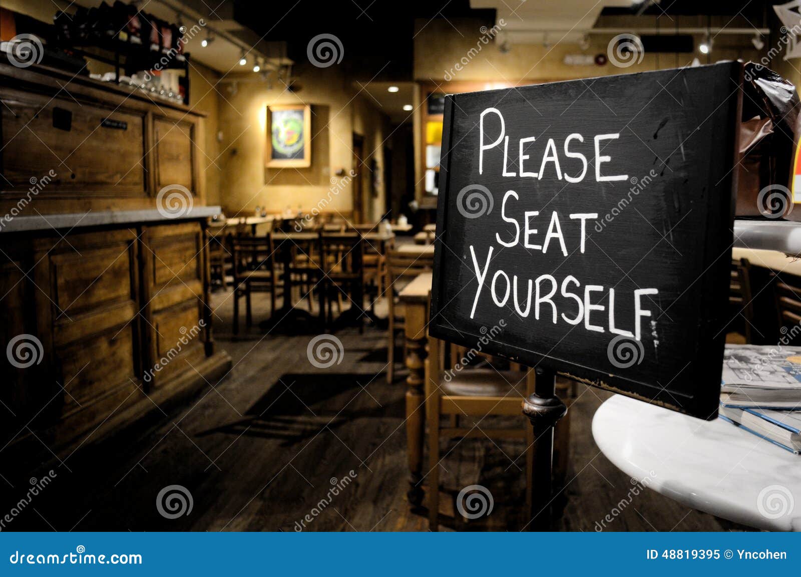 Restaurant welcome sign stock image. Image of early, club - 48819395