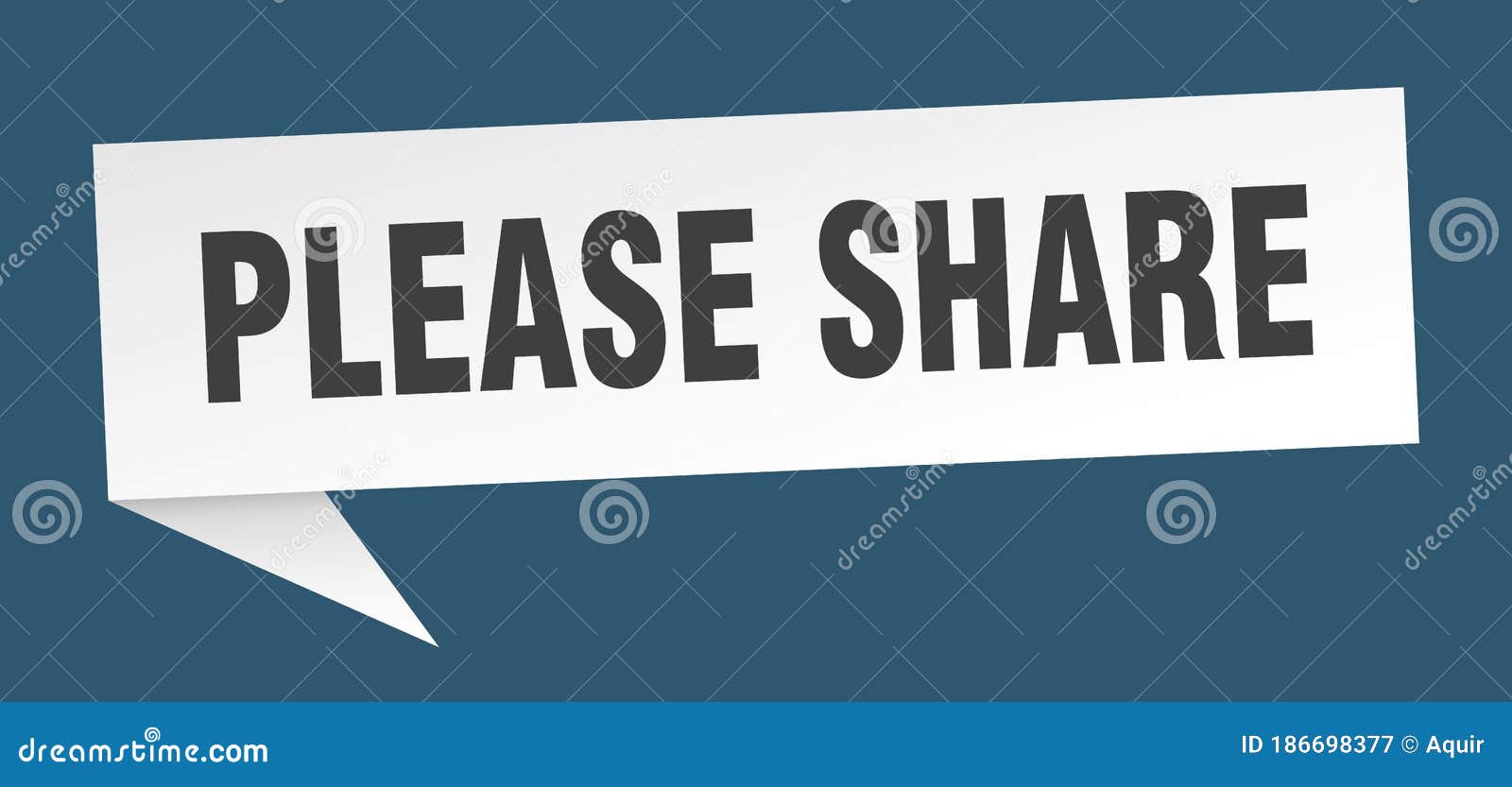 Please Share Banner. Please Share Speech Bubble Stock Vector ...
