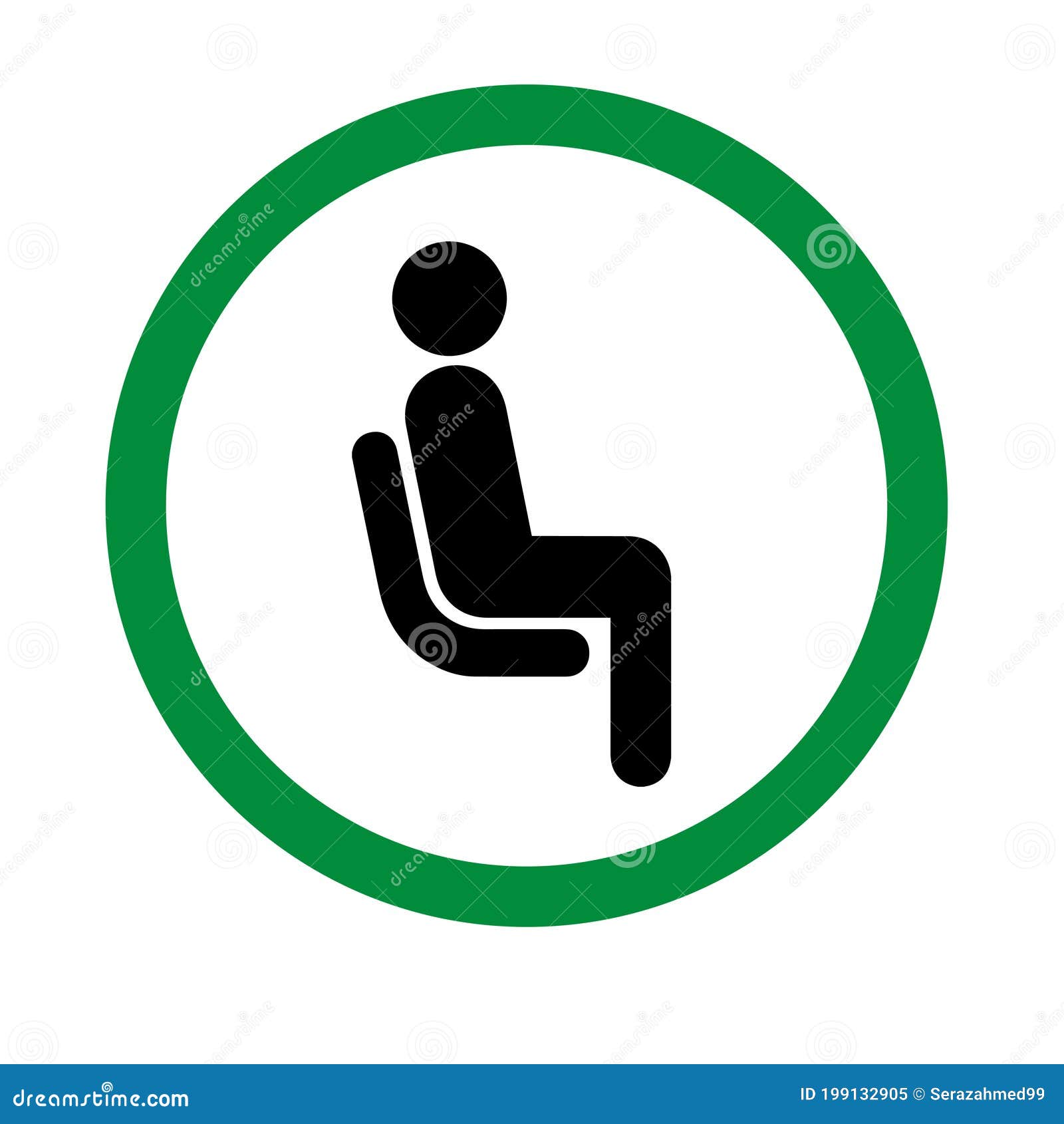 Do Not Sit Here Signage For Restaurants And Public Places Vector ...