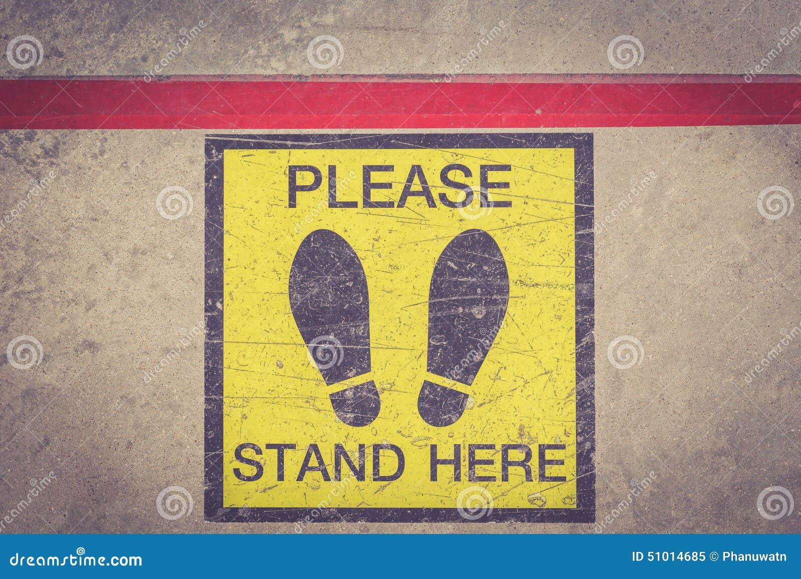 Please Stand Here Physical Distancing. COVID-19 Physical Distancing ...