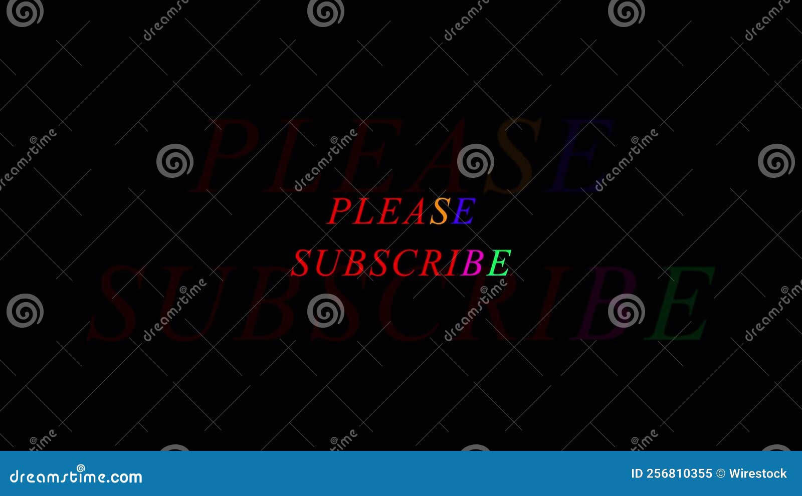 Please Subscribe, Flickering Text Effect Stock Video - Video of light ...