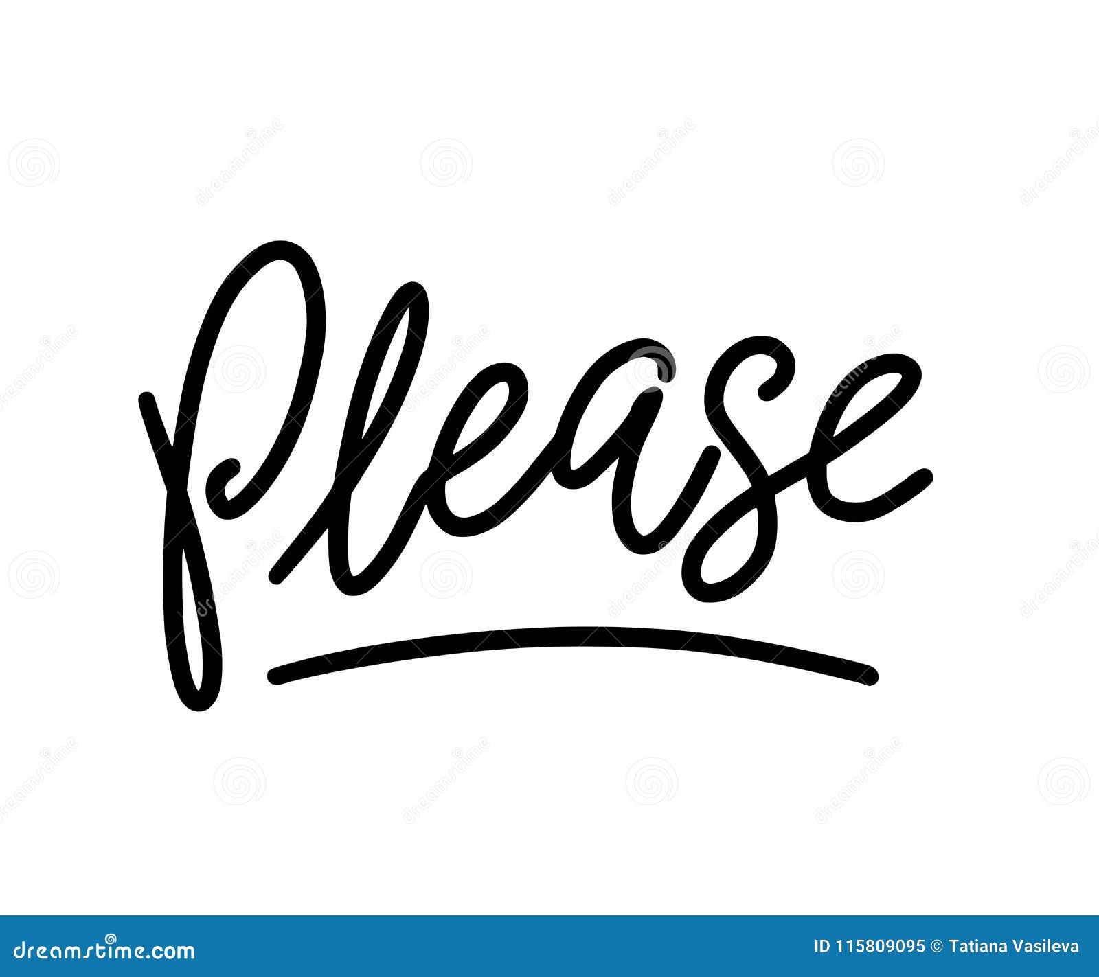 Printable `Please` Sticker Page. Cartoon Vector | CartoonDealer.com ...