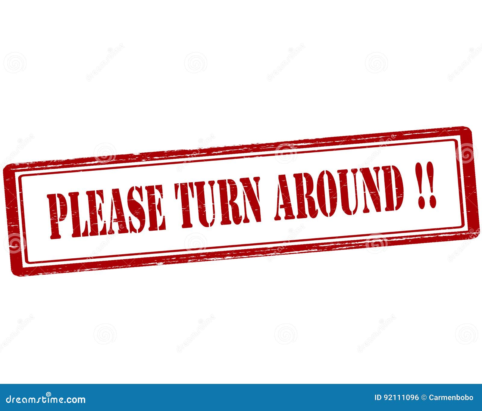 Please turn around stock illustration. Illustration of symbol - 92111096