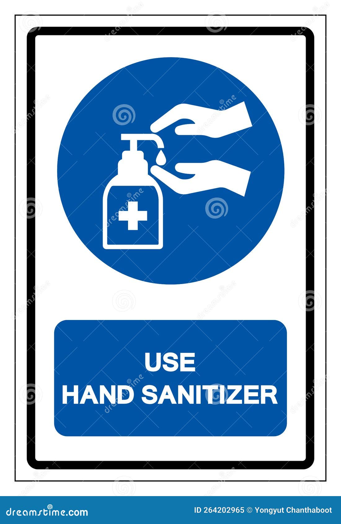 Please Sanitiser Your Hands.Calligraphy Inscription For Acrylic Sign ...