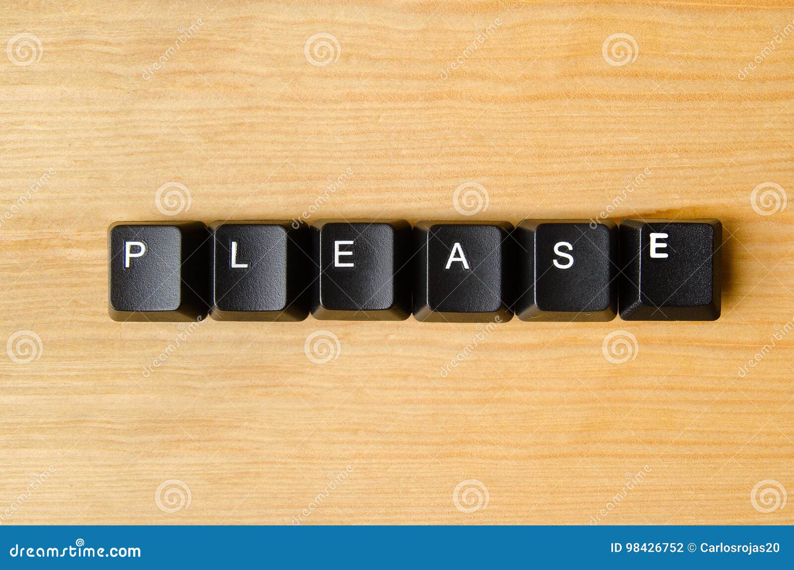 Please word stock photo. Image of idea, typo, concept - 98426752