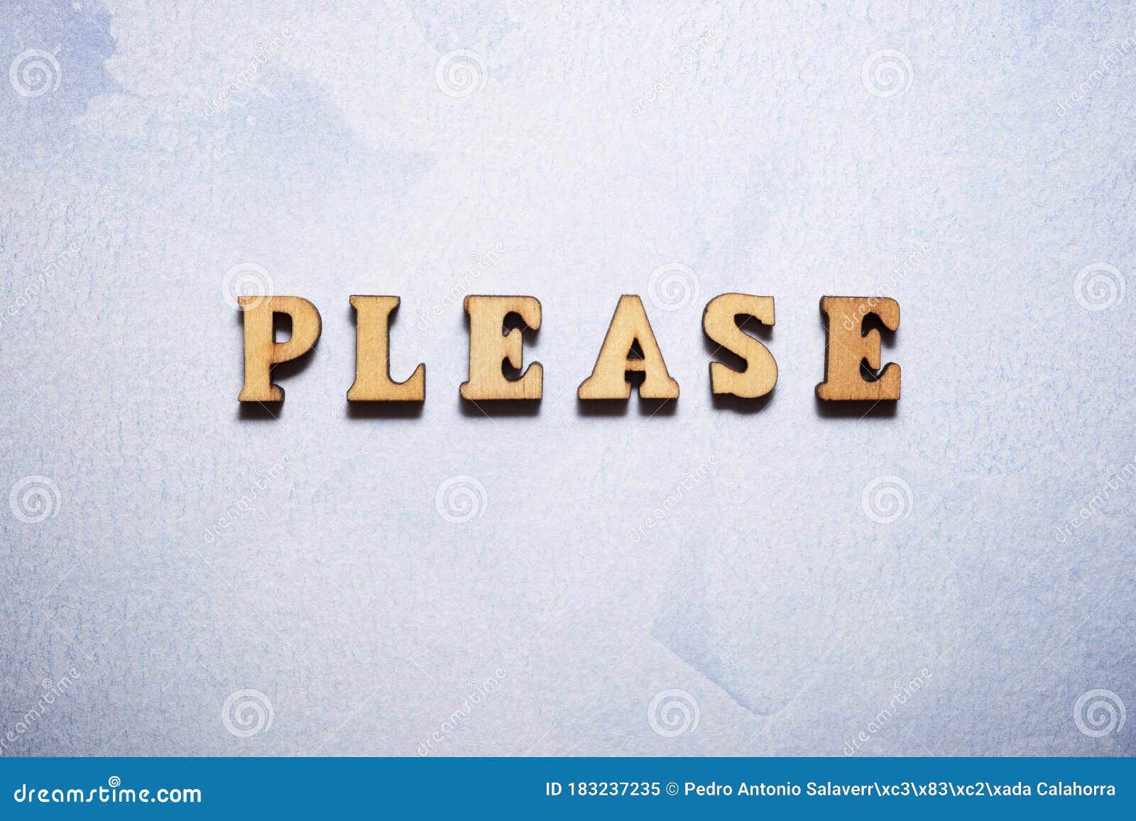 Please word view stock image. Image of blue, word, retro - 183237235