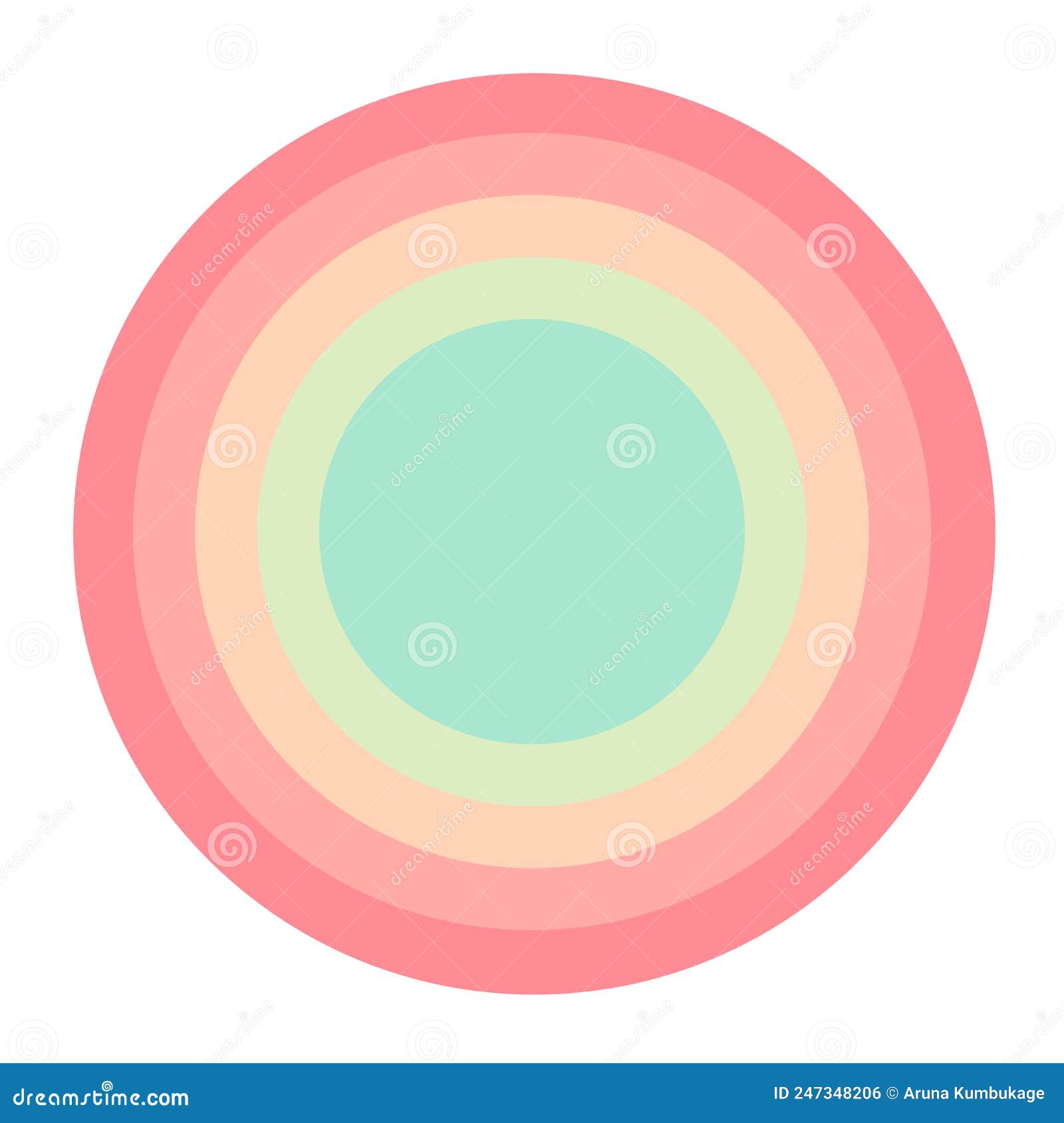 Color Palette Circles stock illustration. Illustration of palette ...