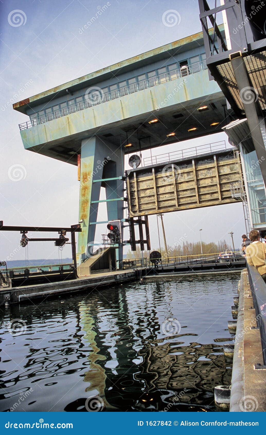 Pleasure Boat Sails Locks stock photo. Image of tourism - 1627842