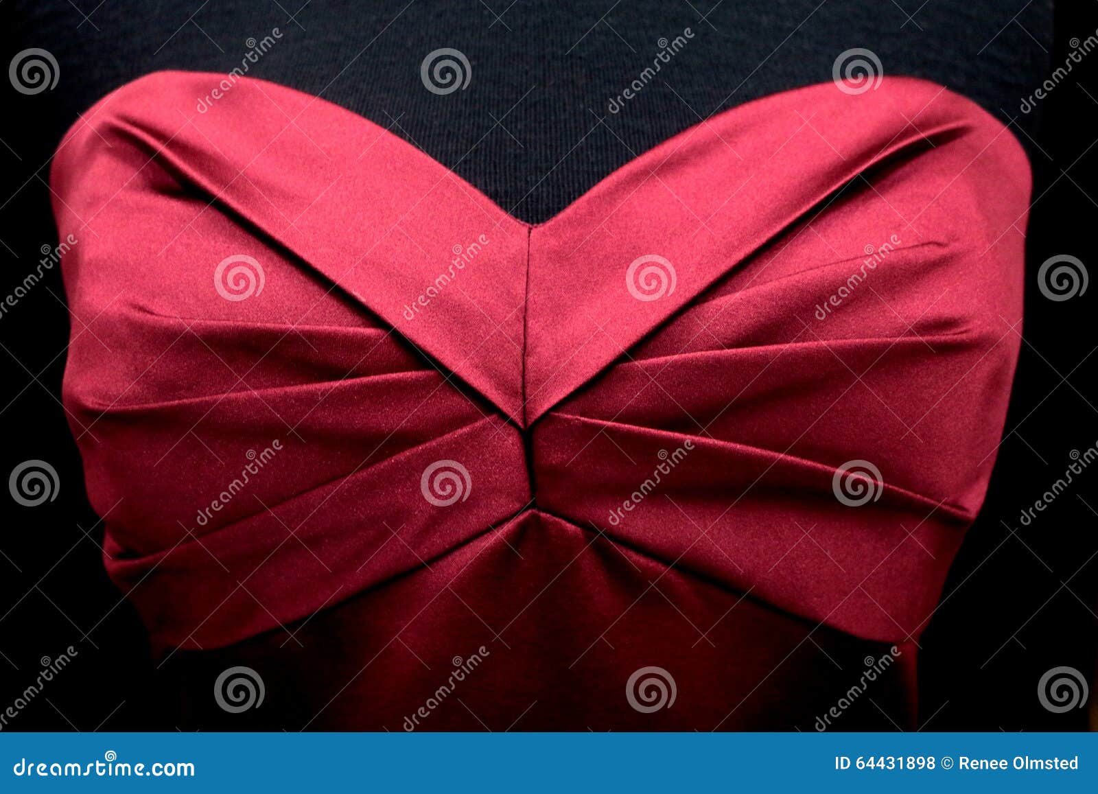 Pleated Dress Bodice stock photo. Image of couture, elegant - 64431898