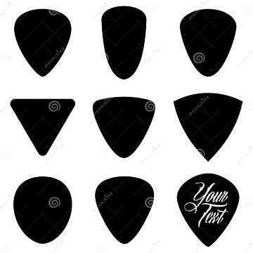 Plectrum pick stock vector. Illustration of element, plectrum - 36126771