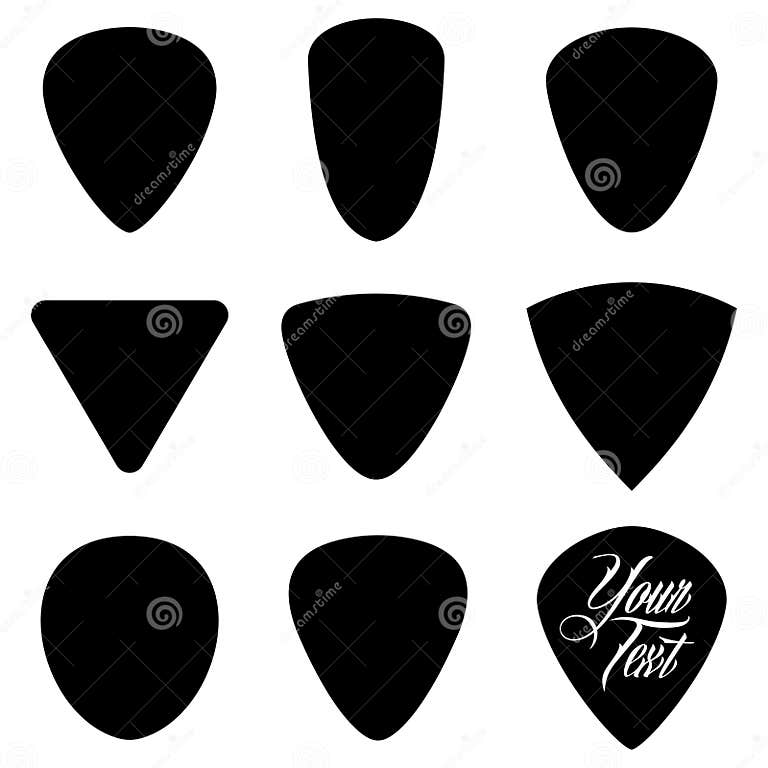 Plectrum pick stock vector. Illustration of element, plectrum - 36126771