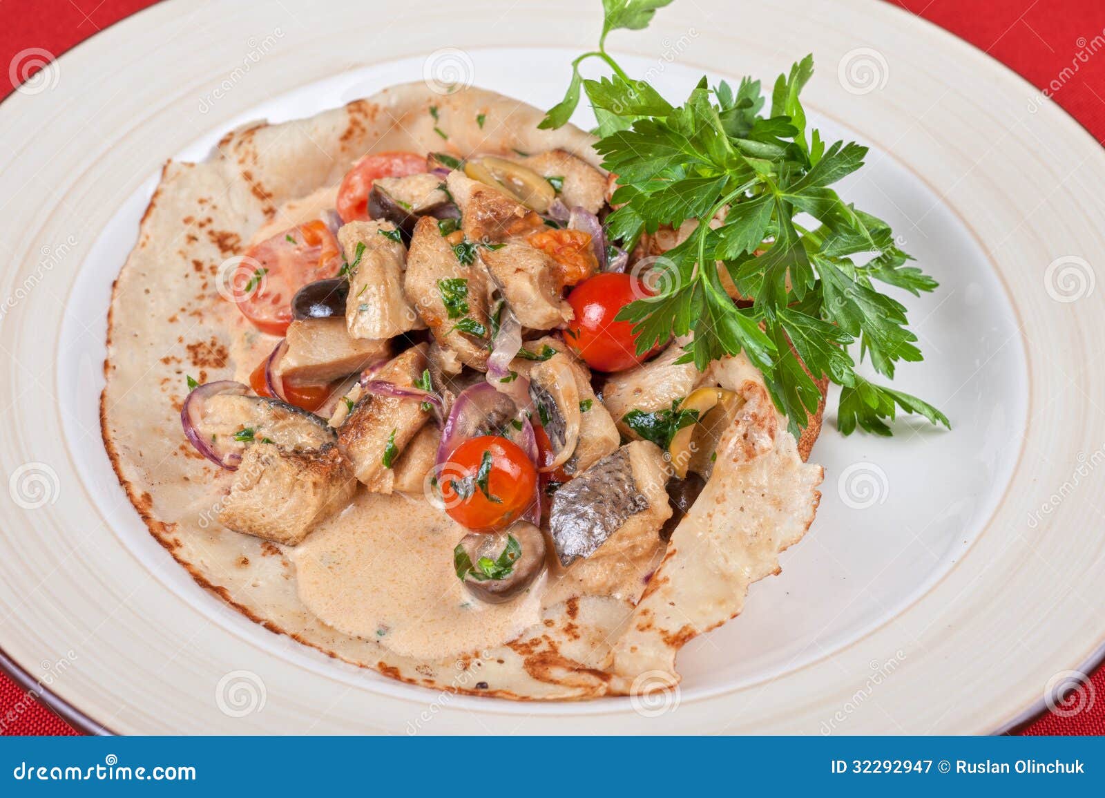 Pled fish pancake stock image. Image of closeup, golden - 32292947