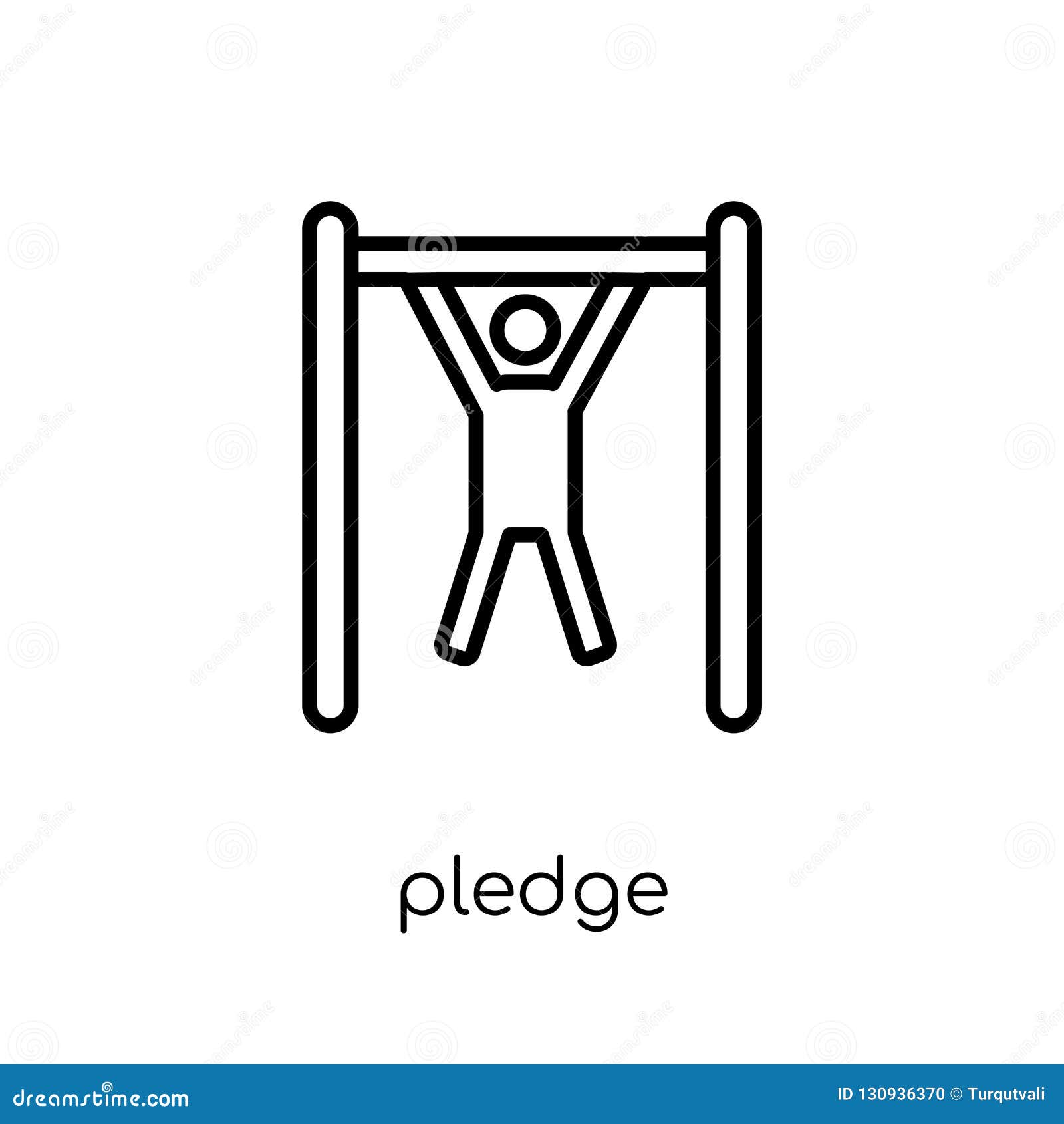 Pledge Icon from Army Collection. Stock Vector - Illustration of ... Pledge Icon from Army Collection. Stock Vector - Illustration of ...