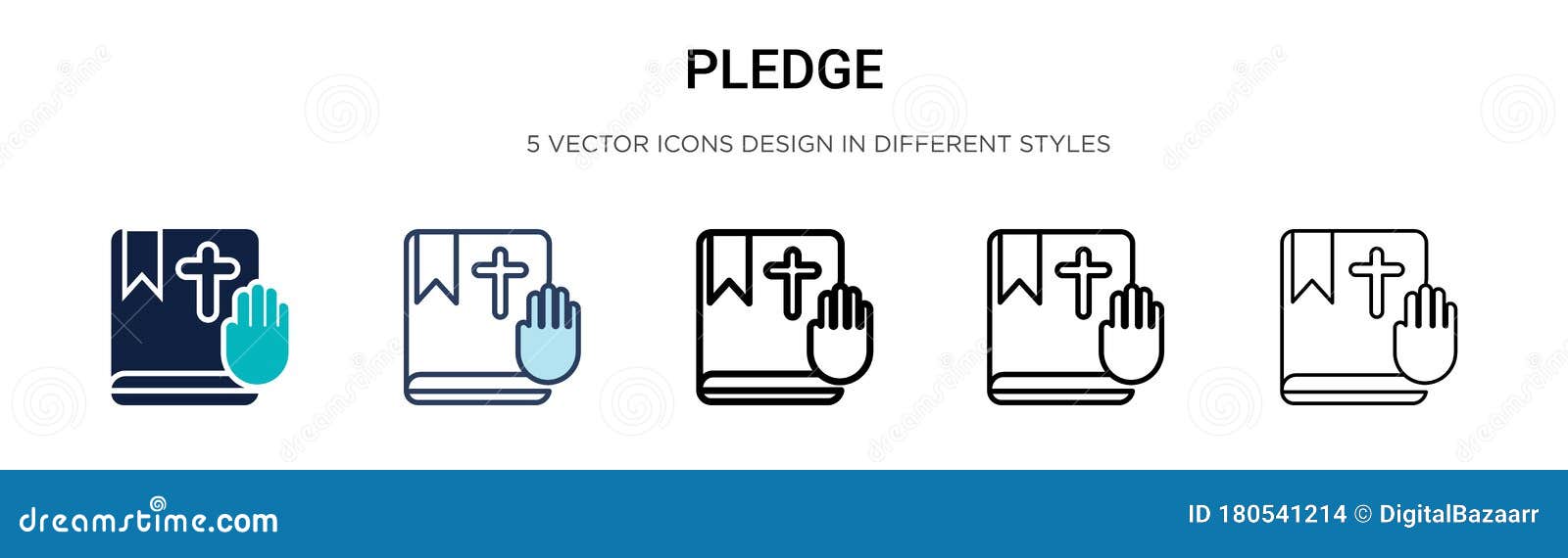 Pledge Icon in Filled, Thin Line, Outline and Stroke Style. Vector ... Pledge Icon in Filled, Thin Line, Outline and Stroke Style. Vector ...