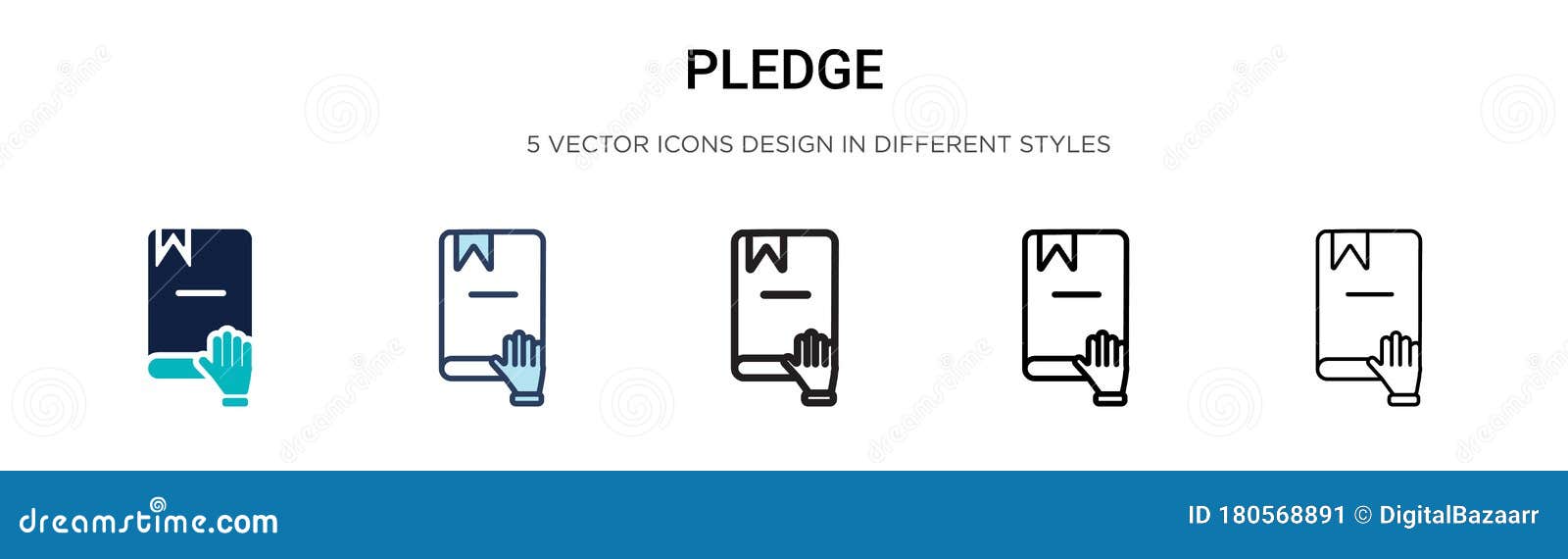 Pledge Icon in Filled, Thin Line, Outline and Stroke Style. Vector ... Pledge Icon in Filled, Thin Line, Outline and Stroke Style. Vector ...