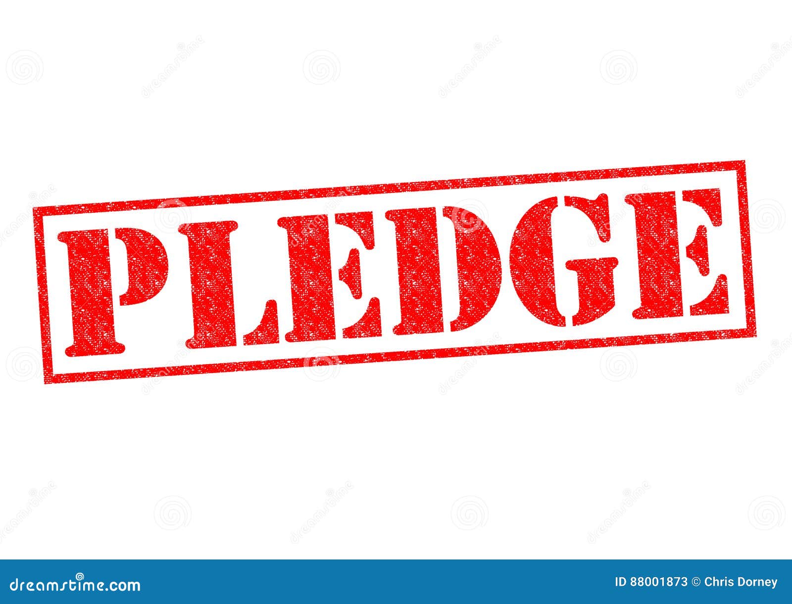 PLEDGE stock illustration. Illustration of donate, generous - 88001873