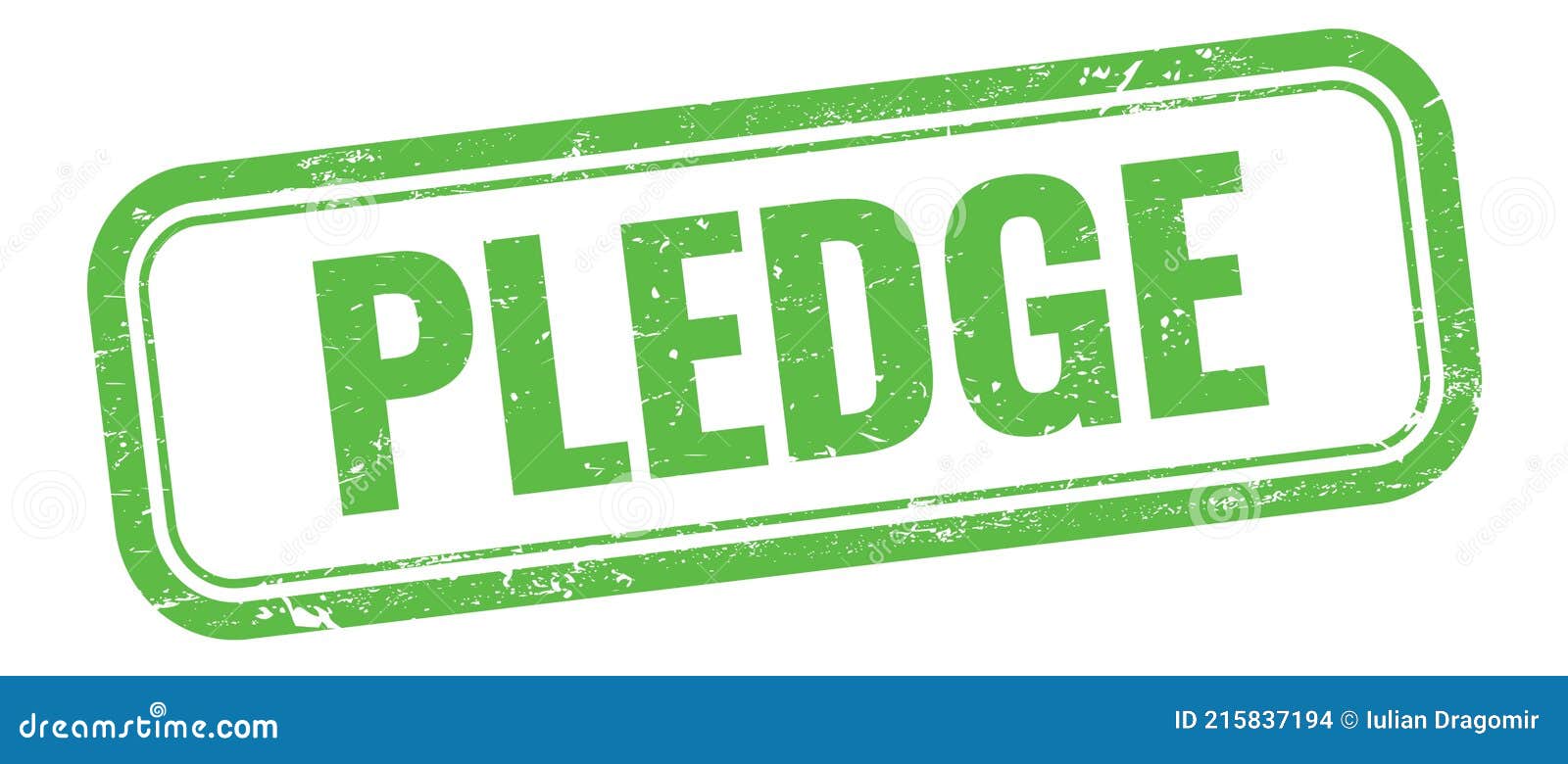 PLEDGE Text Written On Red Stamp Sign Royalty-Free Stock Photo ...