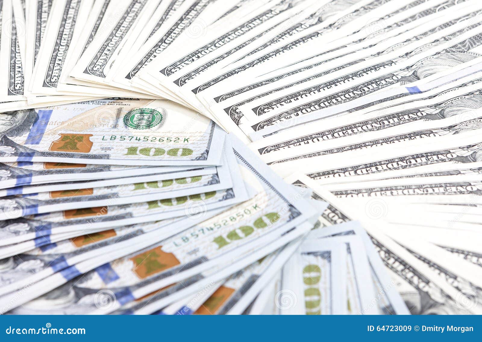 Plenty of Dollars Banknotes Arranged Bulk Stock Image - Image of wealth ...