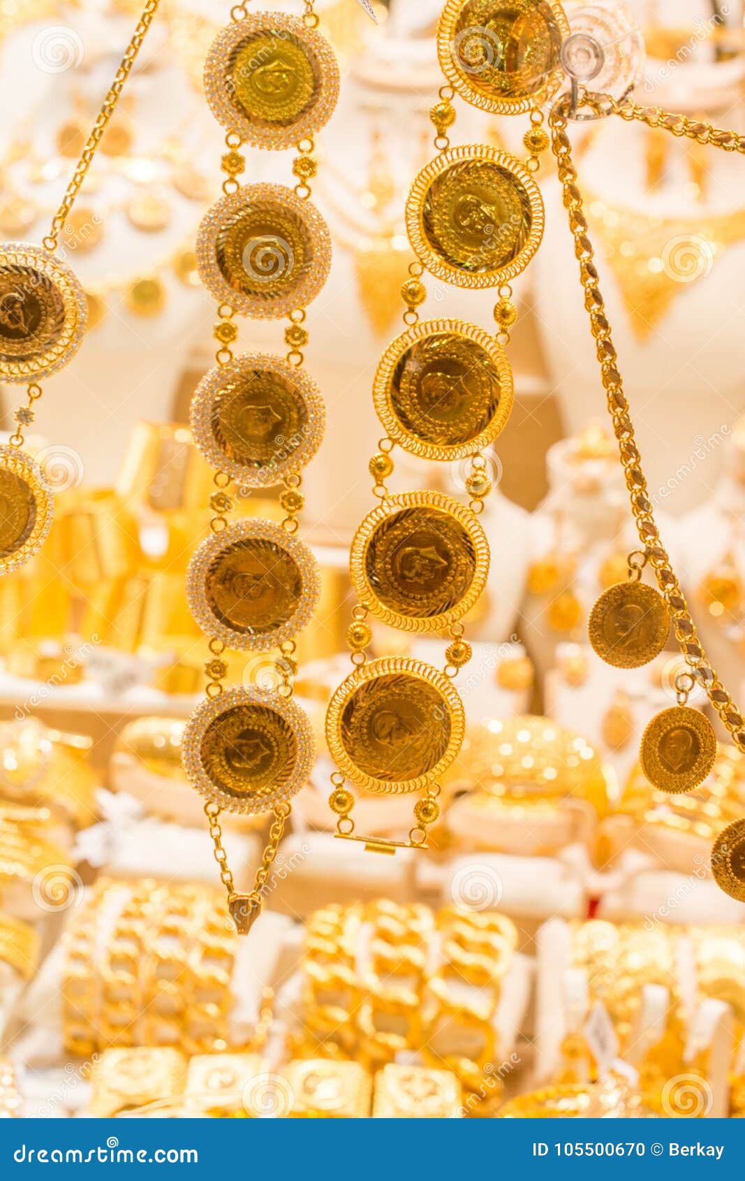 Plenty of Geniune Turkish Gold Coins Stock Photo - Image of money, gols ...