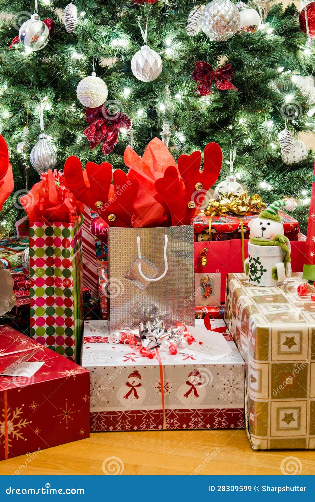 Plenty of Gifts stock image. Image of nice, home, happy - 28309599