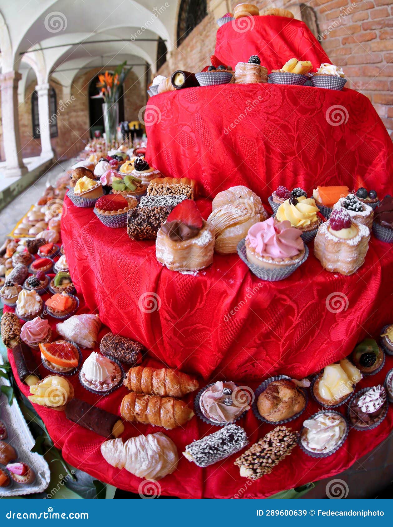 Plenty of Pastries and Cakes for Dessert during the Reception Stock ...