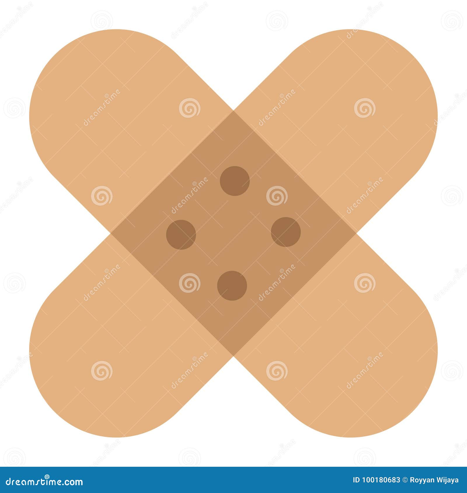 Plester ilustración del vector. Ilustración de médico - 100180683