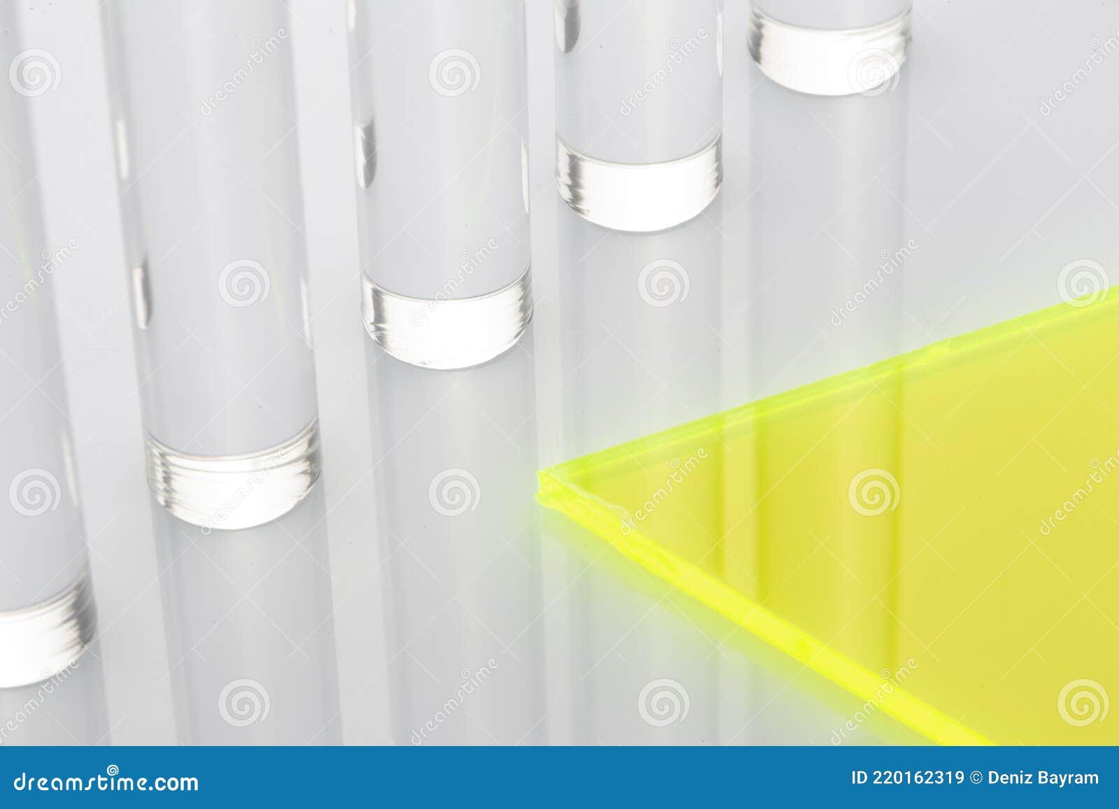 Plexiglas and Shapes of Different Shapes Stock Image - Image of plate ...