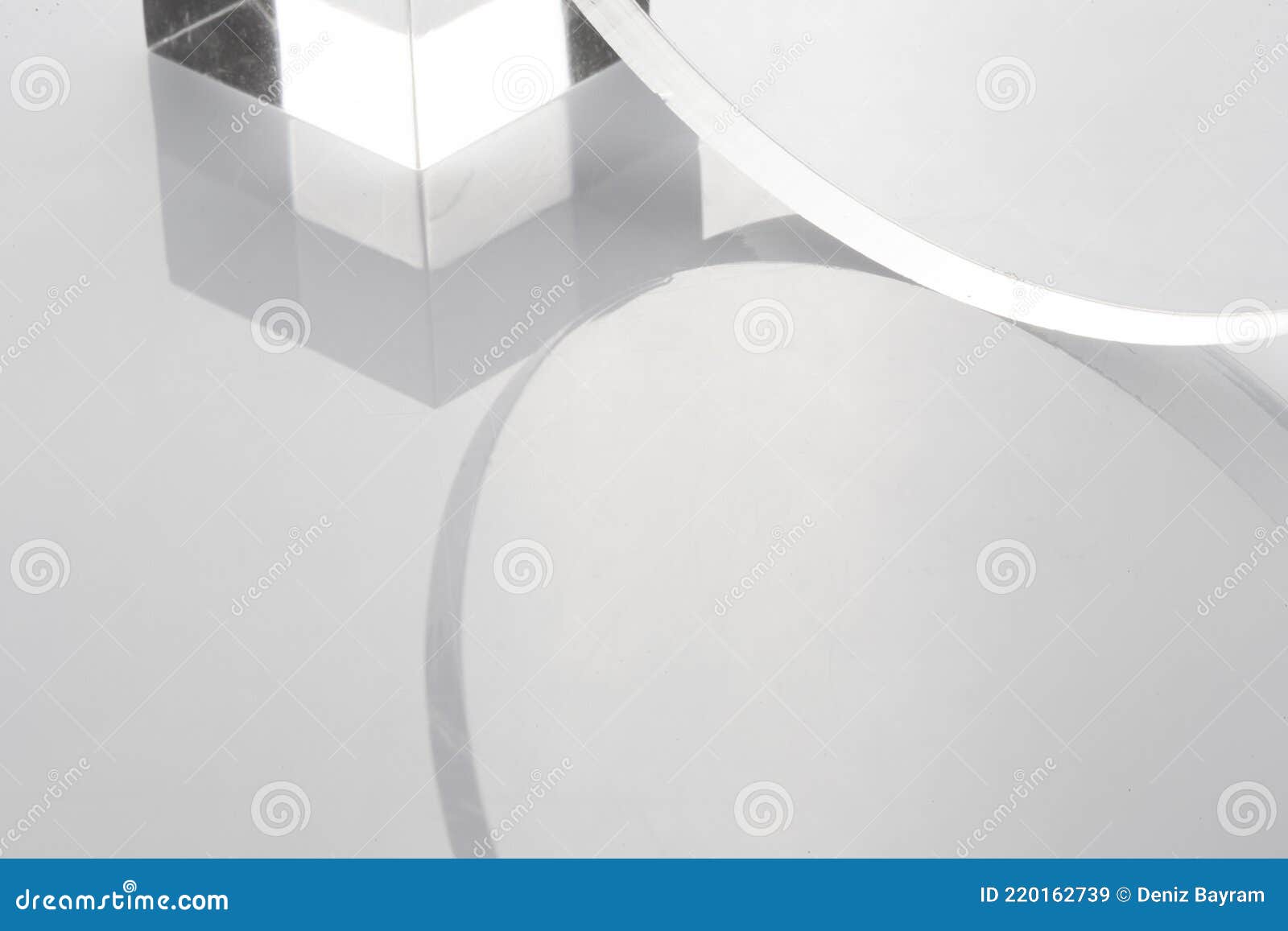 Plexiglas and Shapes of Different Shapes Stock Image - Image of curve ...