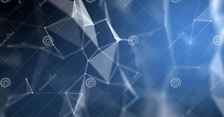 Plexus Abstract Background Geometric Wireframe Structure with Lines and Dots Connection Nodes ...