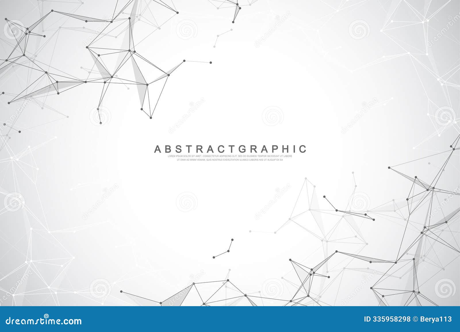 Plexus Abstract Digital Background. Digital Network Connection Banner ...