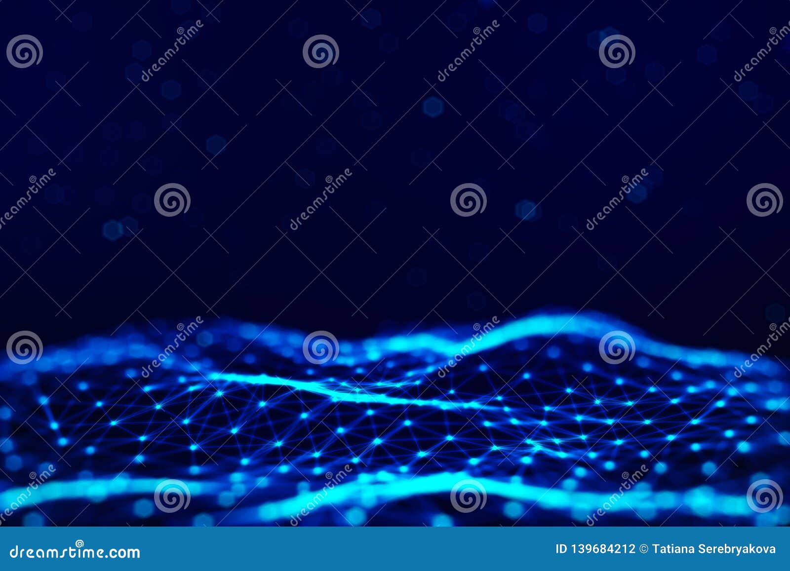 Plexus Computer Graphics Information Technology Science Background ...