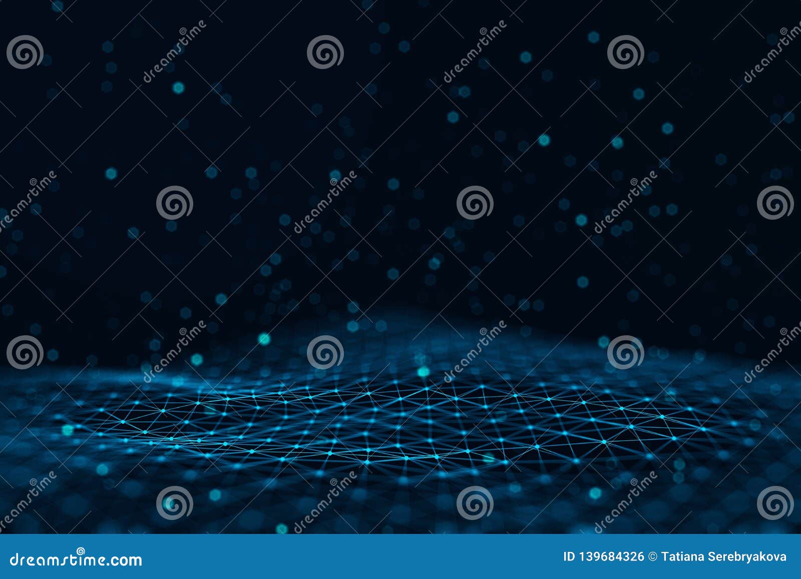 Plexus Computer Graphics Information Technology Science Background ...