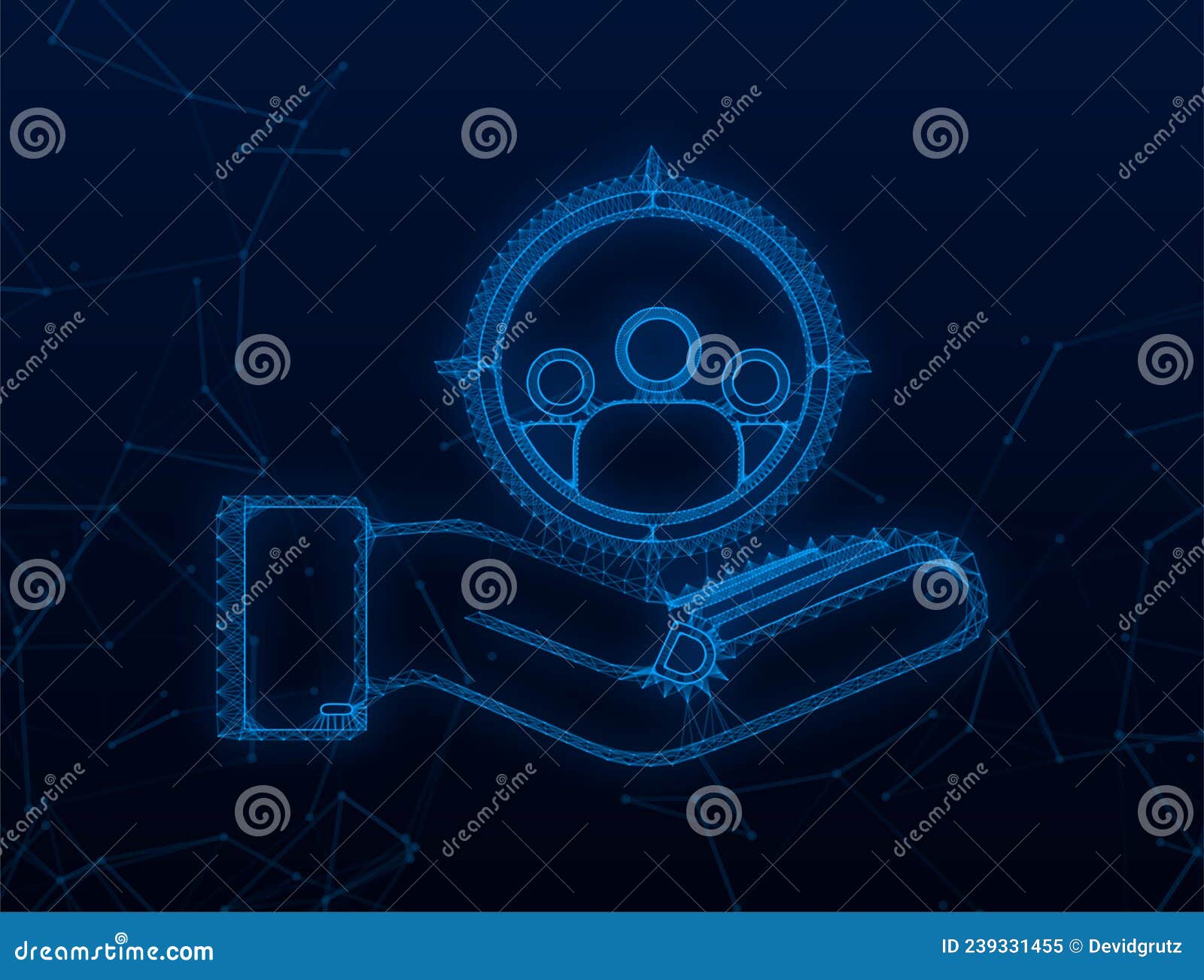 Plexus Customer Relationship Management Concept with Hands ...