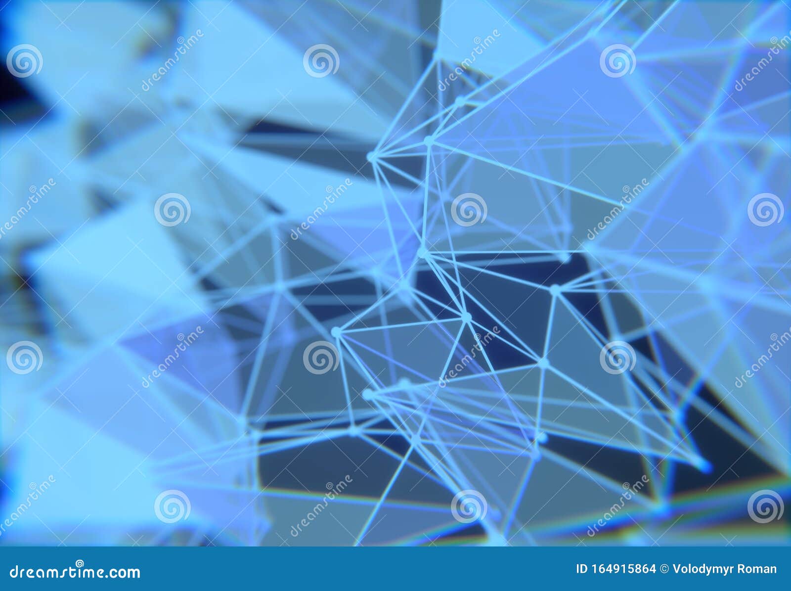 Plexus Digitally Generated Image of Blue Light and Stripes Moving Fast ...