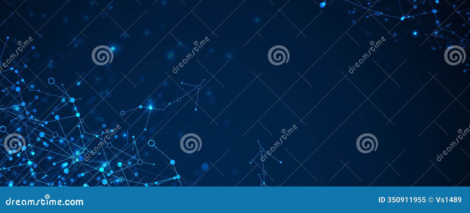 Plexus Effect On Abstract Background Cartoon Vector | CartoonDealer.com ...