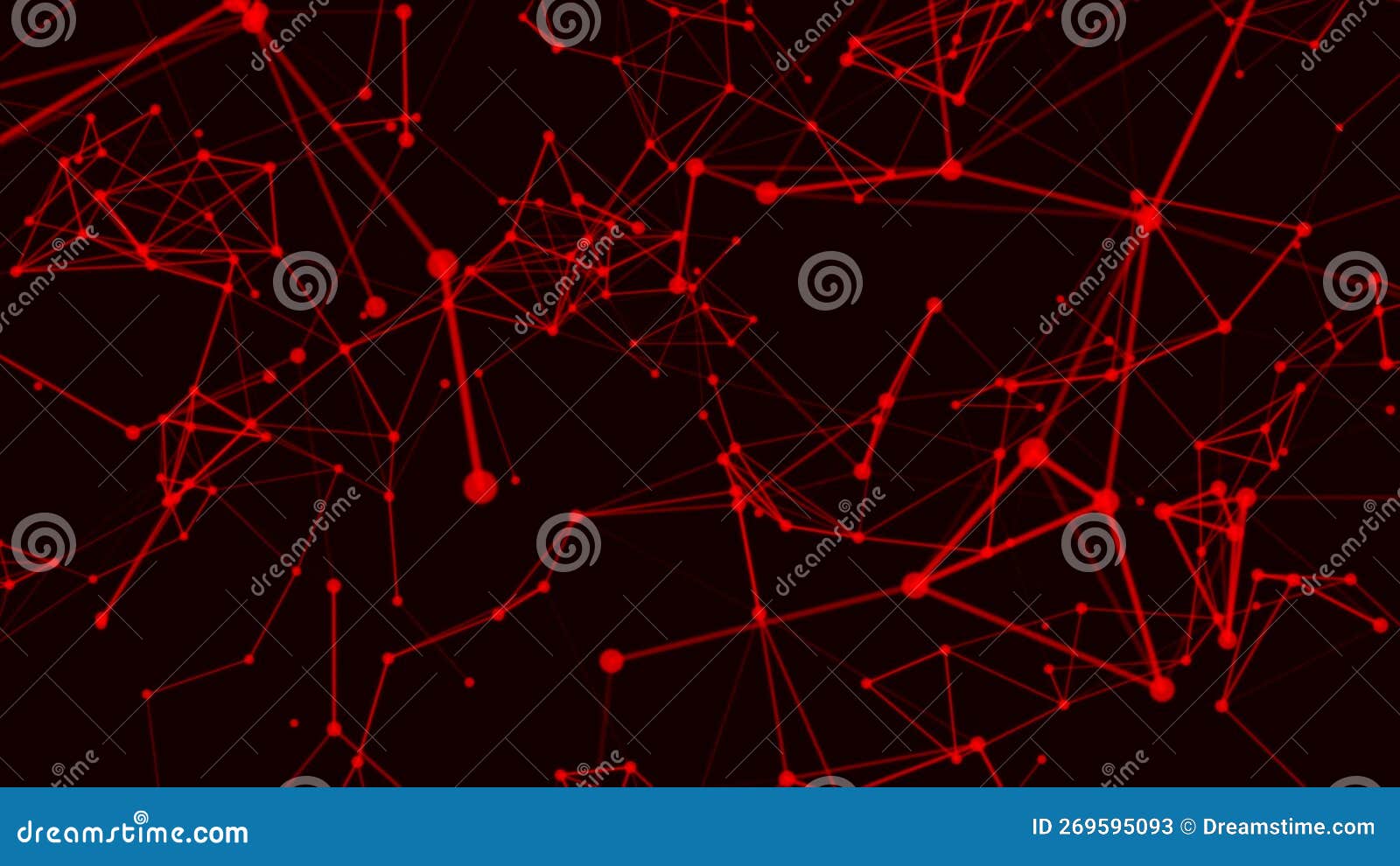 Plexus Effect. Abstract Dot and Communication Plexus Stock Illustration ...