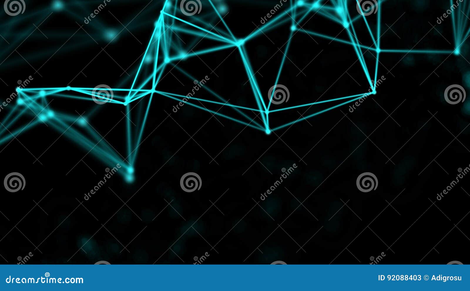 Plexus Fantasy Abstract Technology and Engineering Background. Stock ...